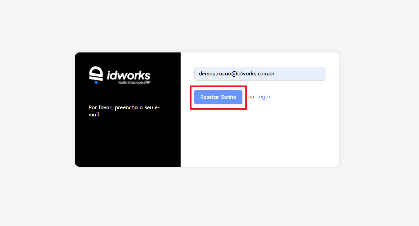 Acessando a plataforma pela primeira vez – idworks