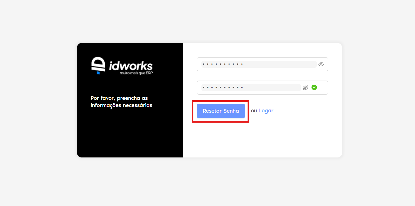 Acessando a plataforma pela primeira vez – idworks