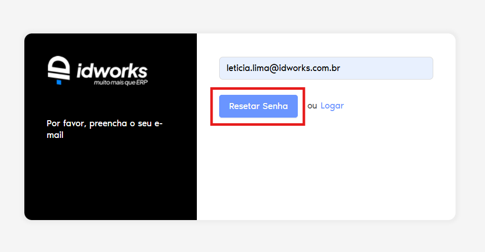 Esqueci Minha Senha – idworks